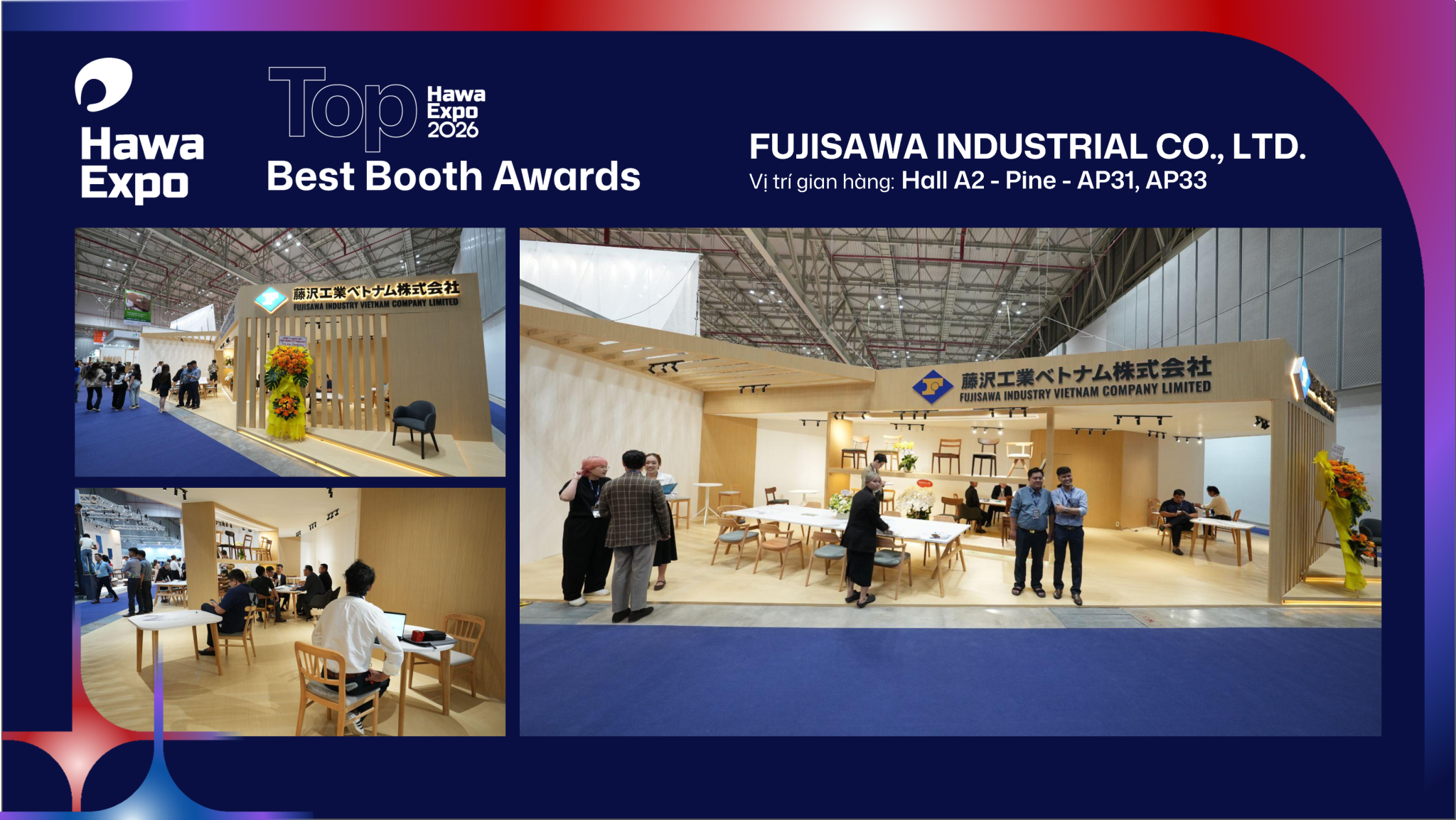 The Winner of Top Best Booth Awards - HawaExpo 2026