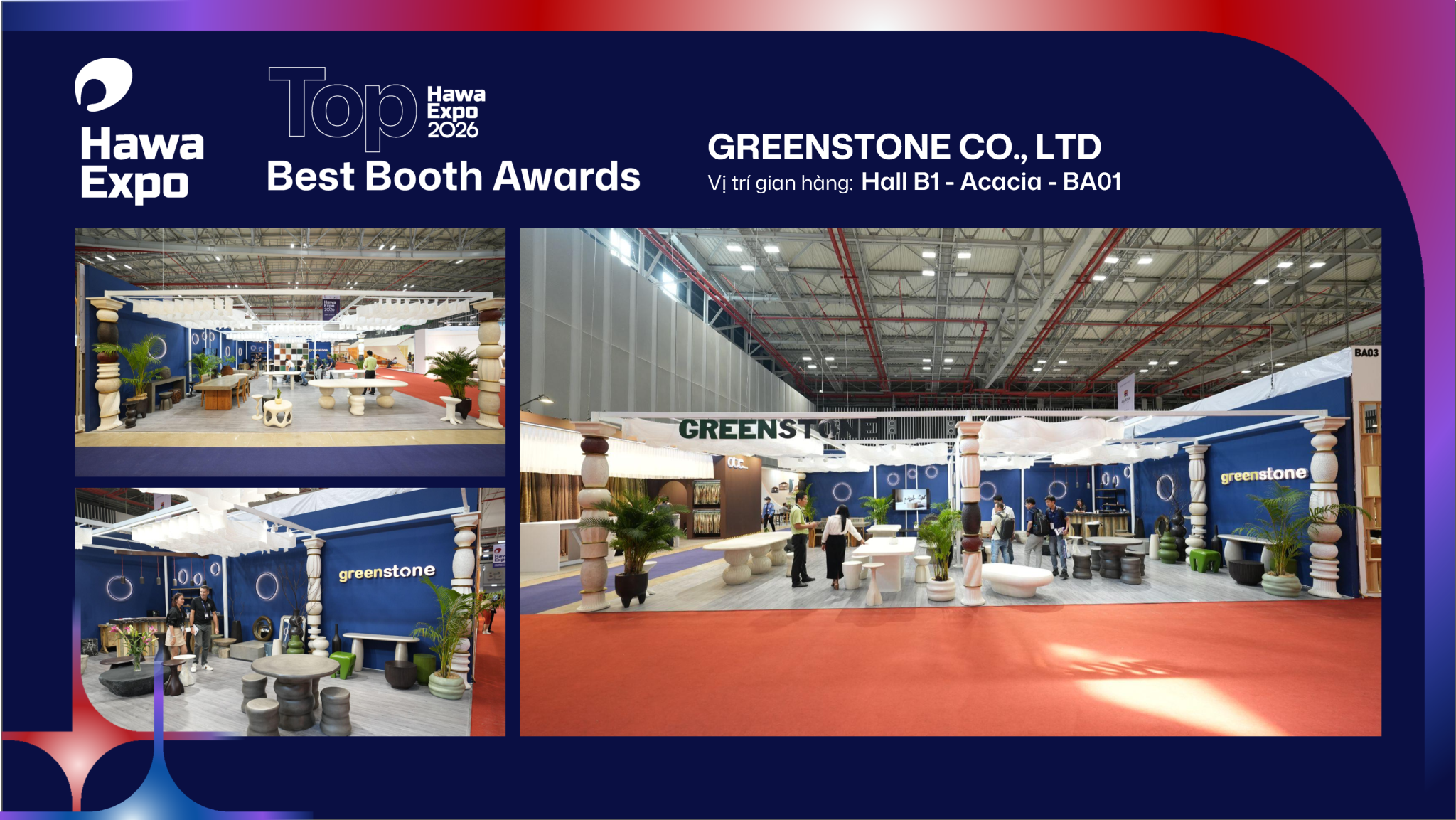 The Winner of Top Best Booth Awards - HawaExpo 2026