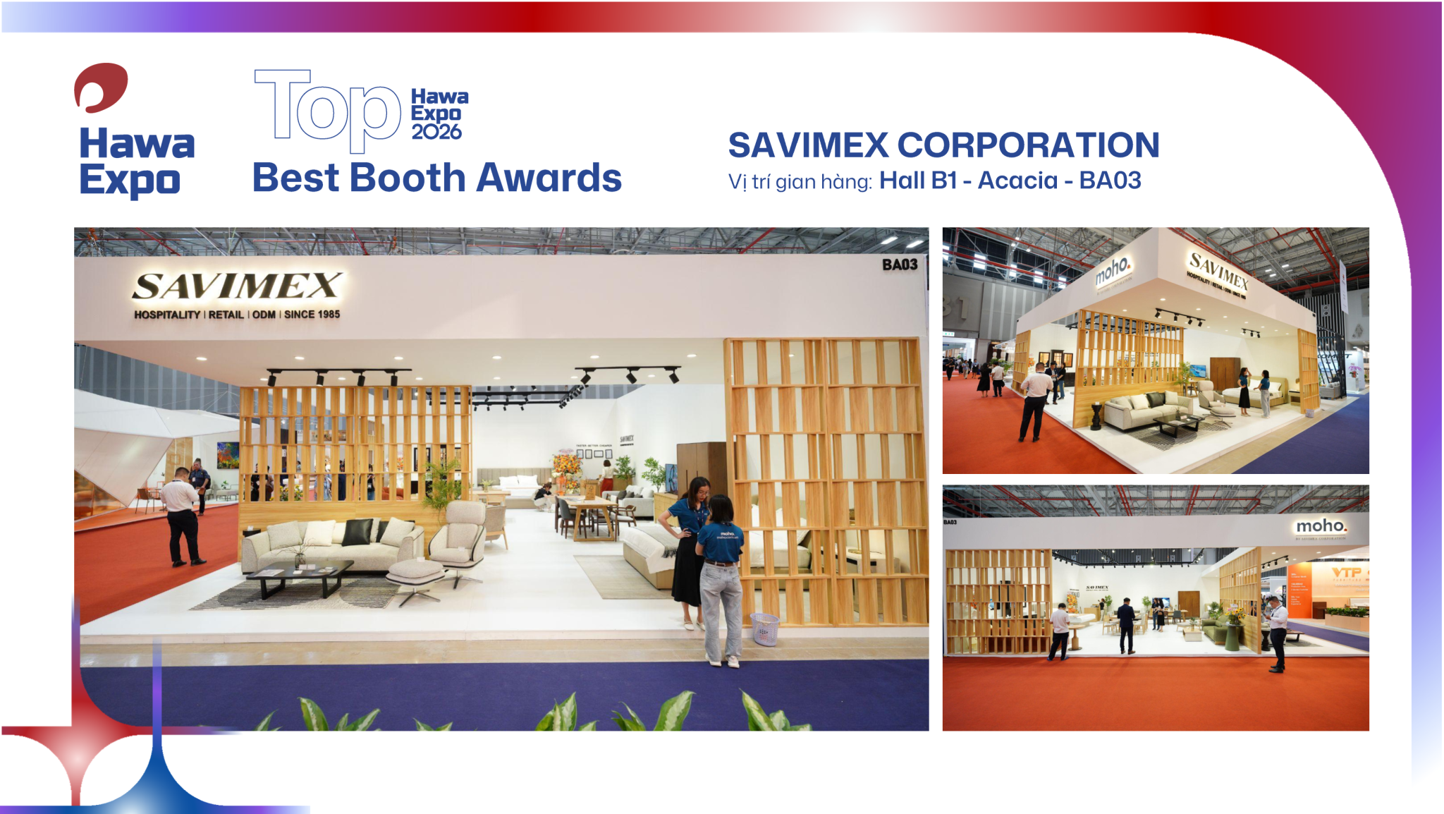 The Winner of Top Best Booth Awards - HawaExpo 2026